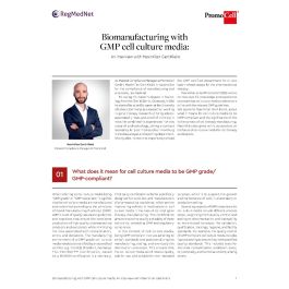 GMP-grade cell culture media