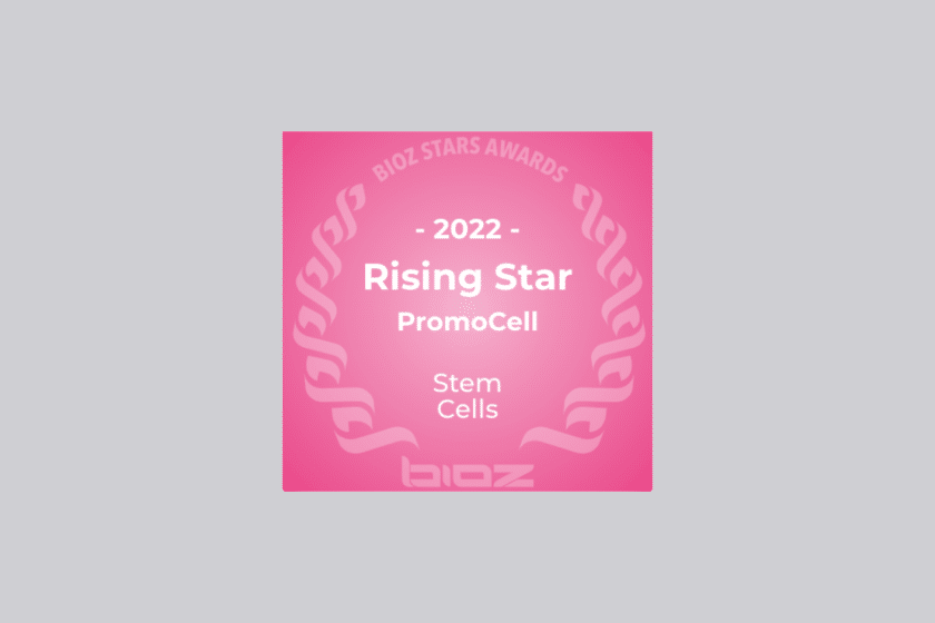 PromoCell wins Bioz Rising Star award